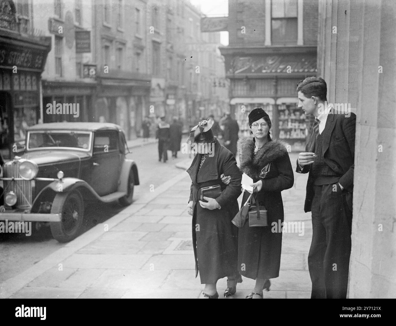 Gravesend Woman leaving Court . Picture Shows:- Mrs Ellen Mead and ...