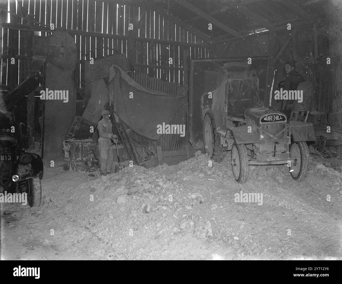 Lime Works , Norfolk . 1940 Stock Photo - Alamy