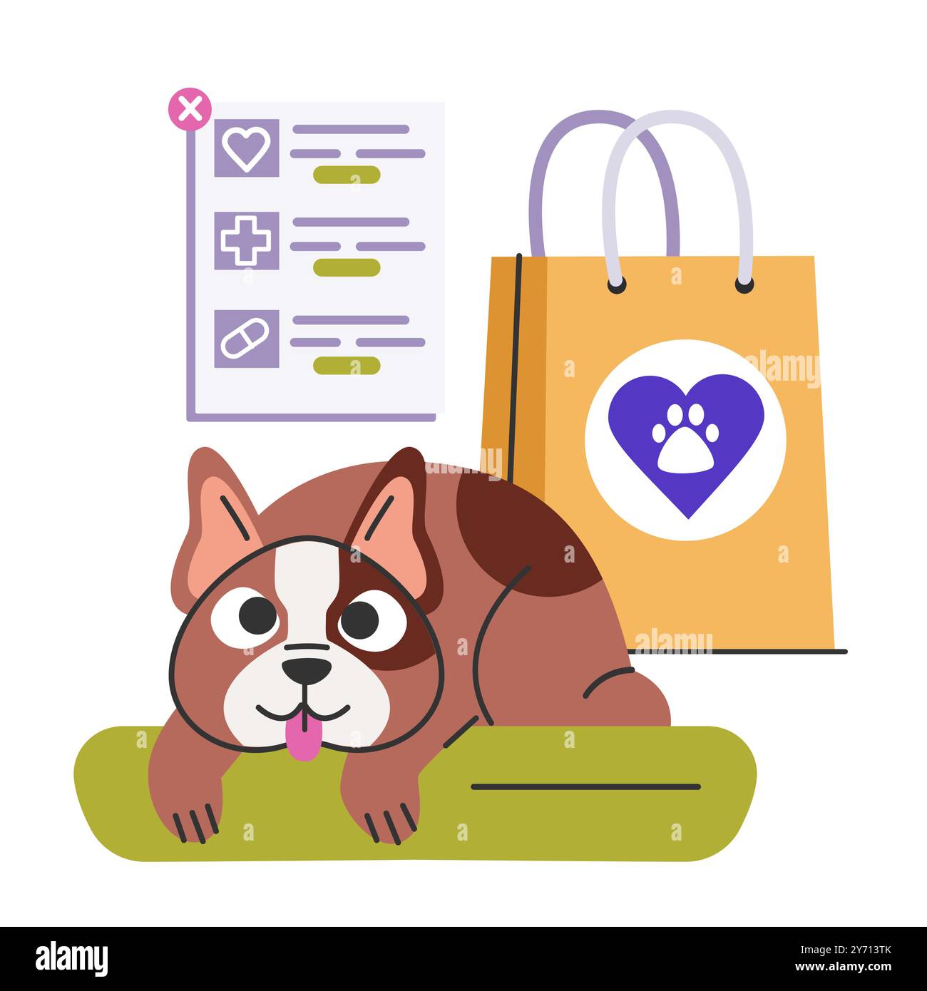 Hospital appointment card Stock Vector Images - Alamy