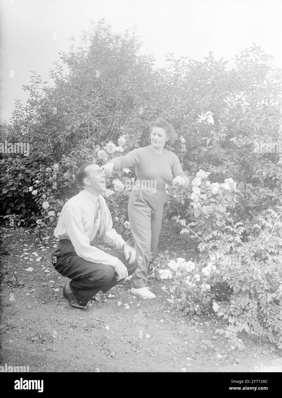 Robinson Cleaver and Wife . 1 January 1946 Stock Photo - Alamy