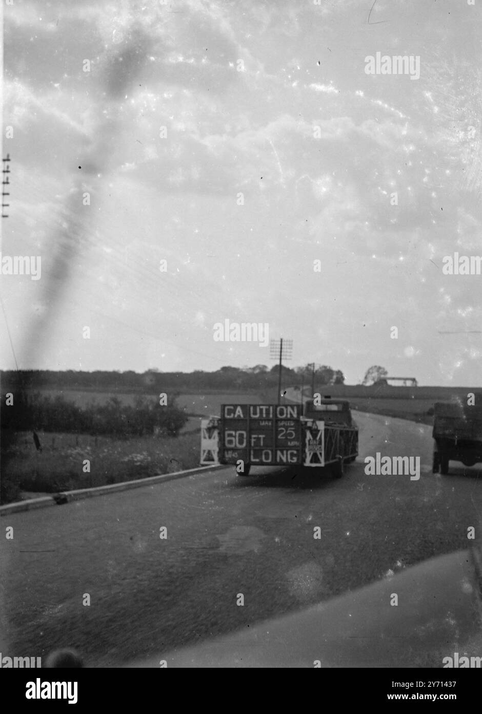 R.A.F. Convoy 1945 Stock Photo - Alamy