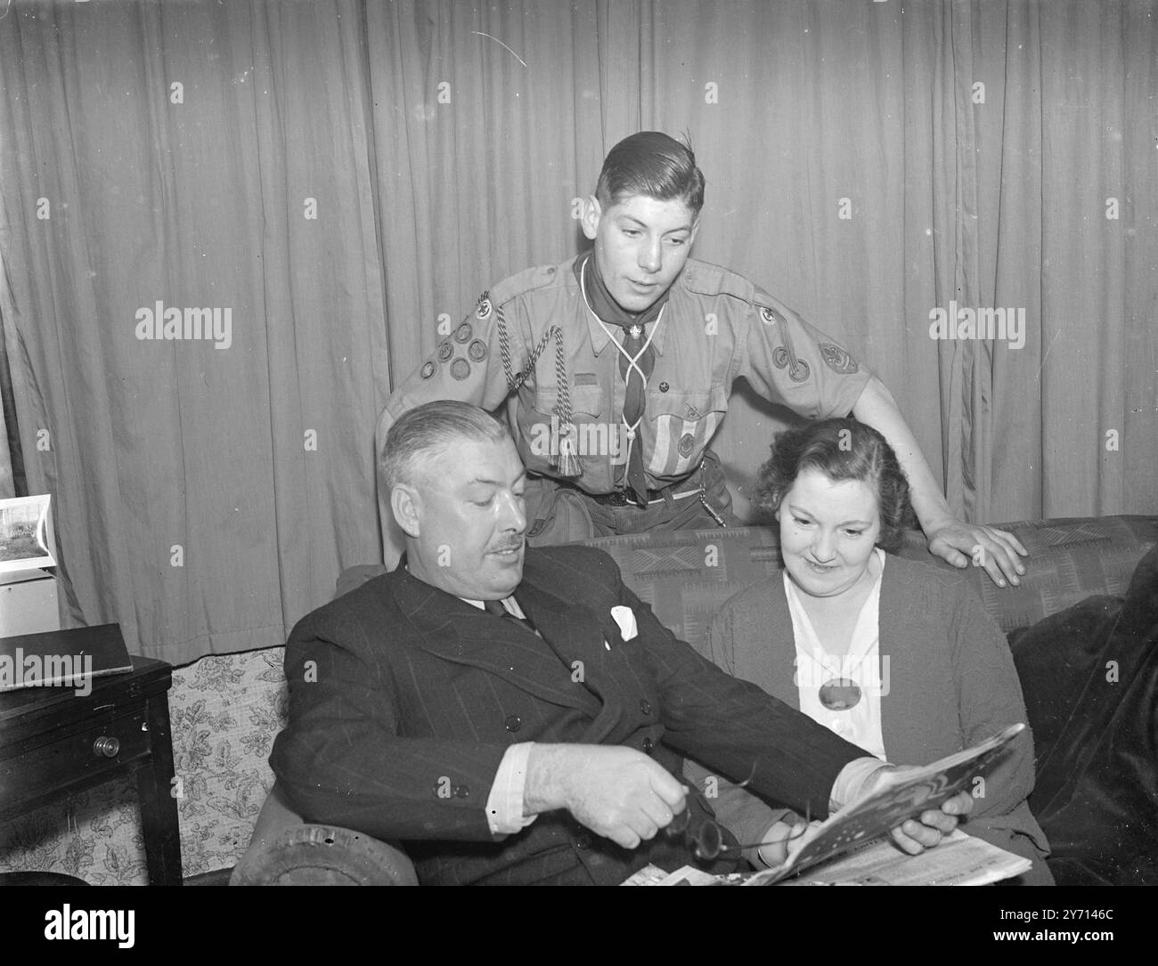 Personalities - Sea Captain 1940 Stock Photo - Alamy