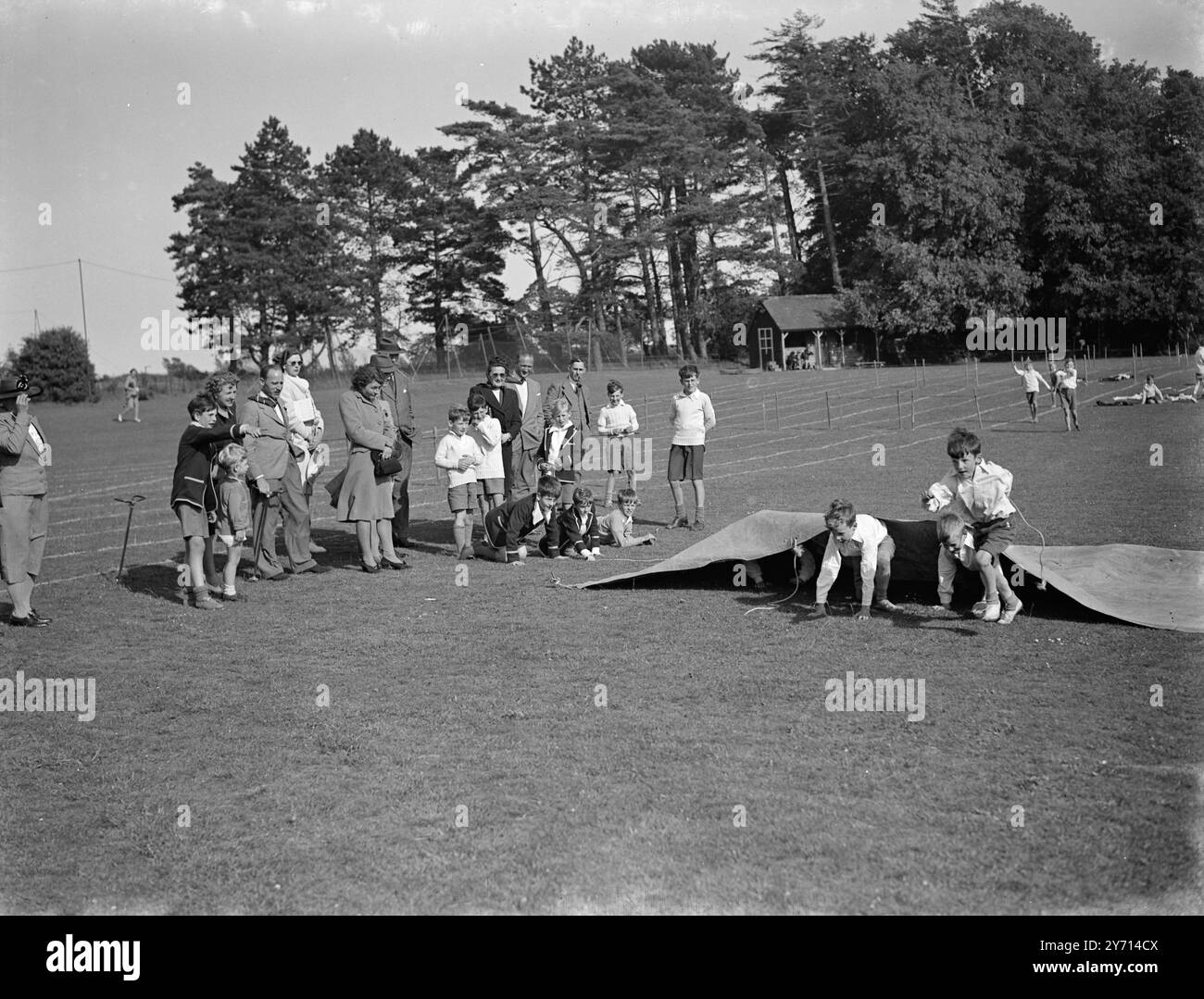 Battle School Sports . 1 January 1946 Stock Photo - Alamy