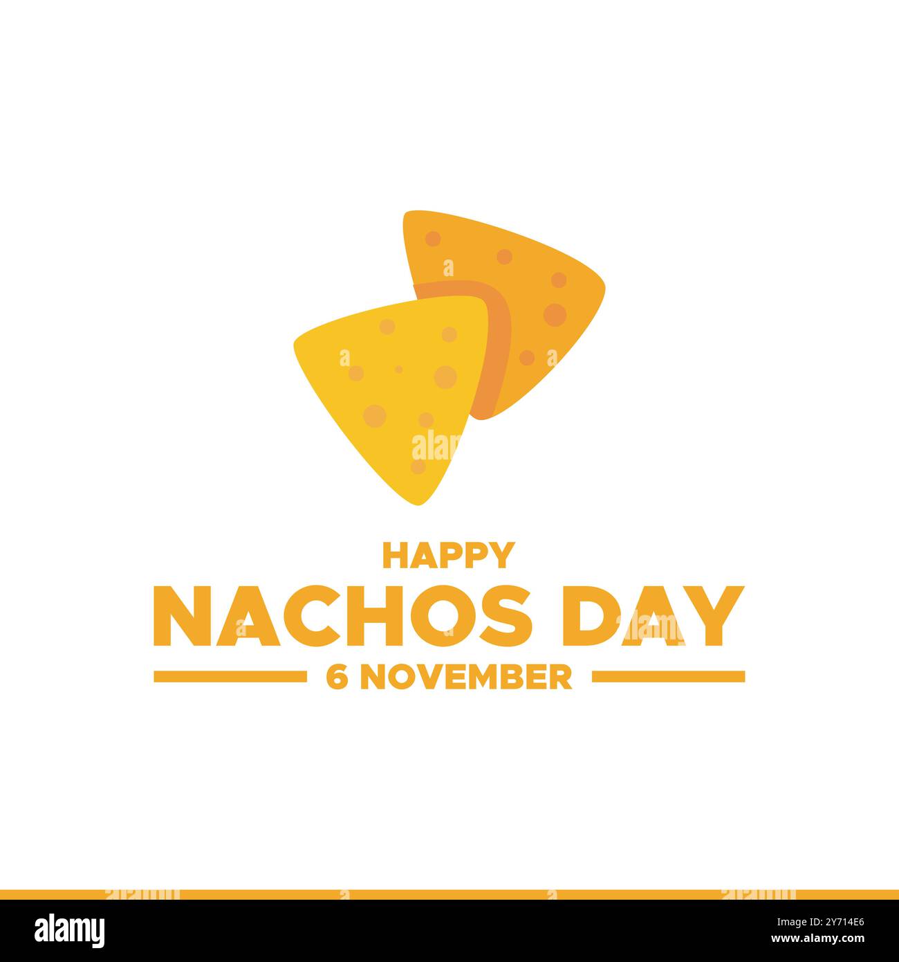 happy Nachos Day, 6th November Nachos Day, social media template, post ...
