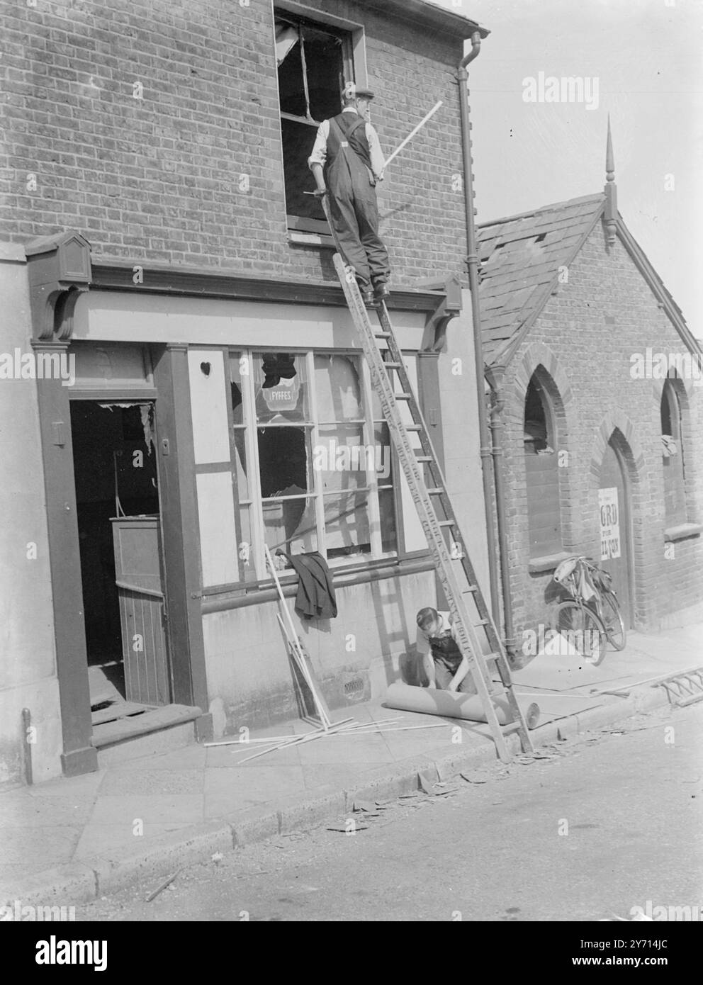 Bomb shop Black and White Stock Photos & Images - Alamy
