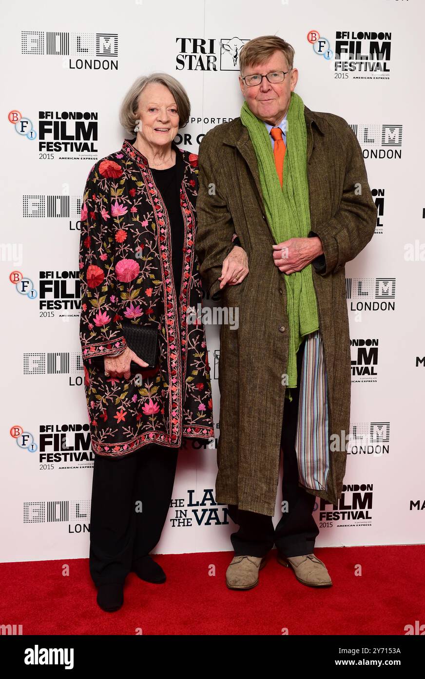 File photo dated 13/10/15 of Dame Maggie Smith and Alan Bennett ...