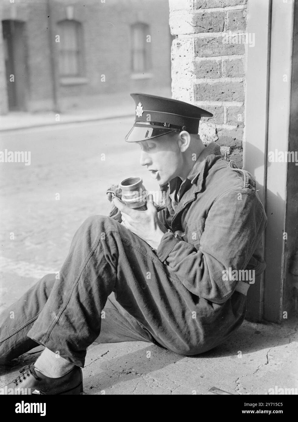 Fireman 1940 Stock Photo - Alamy