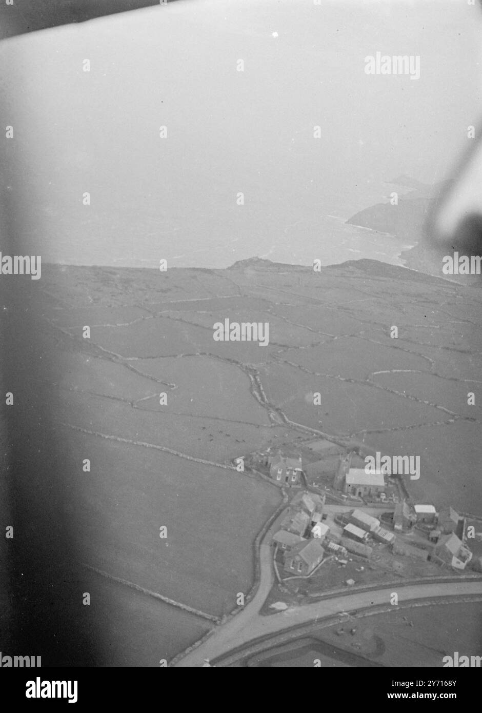 Aerial View of Cornwall 1945 Stock Photo - Alamy