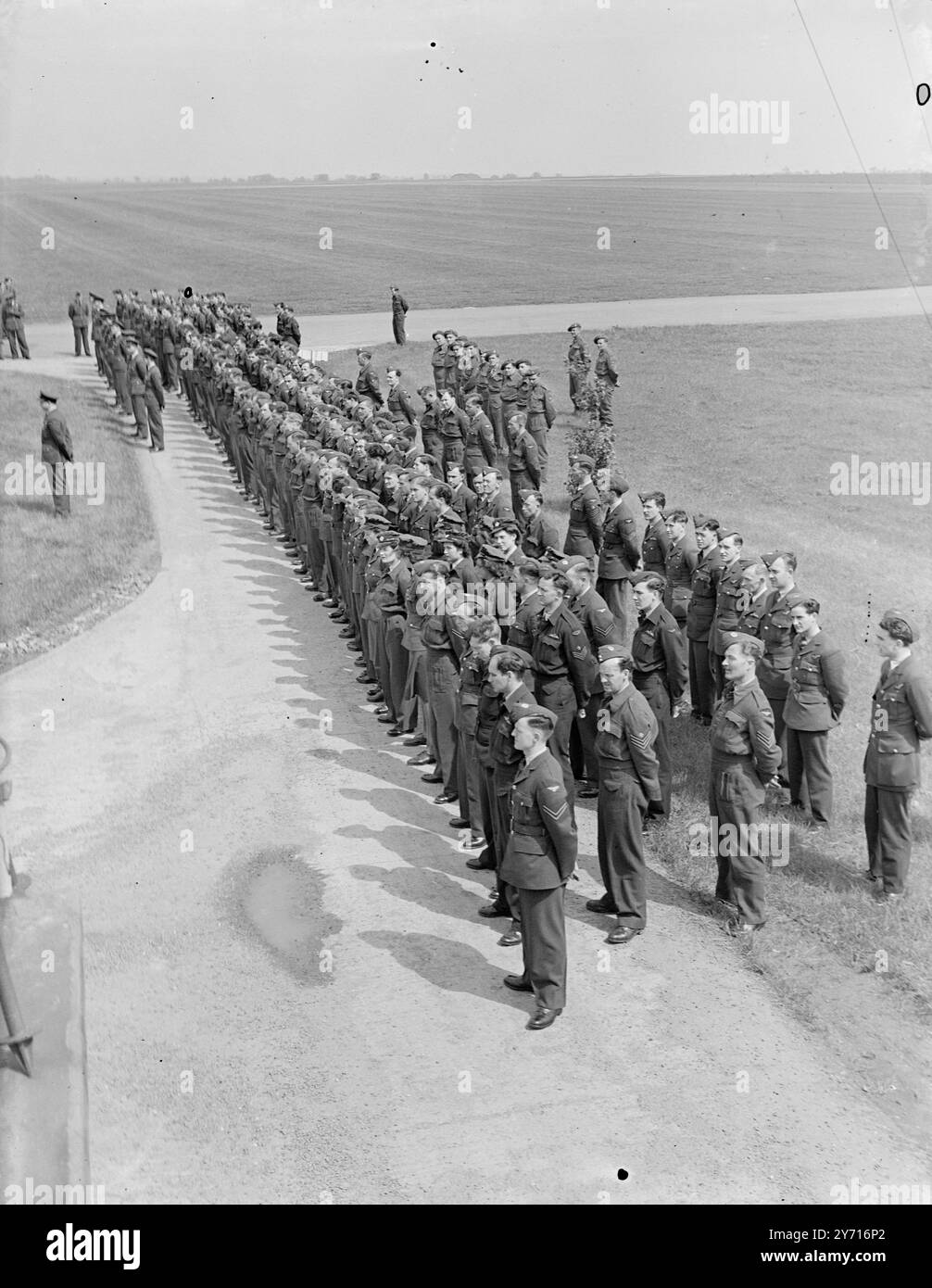 R.A.F. V.E. Day at Castle Camps . 8 May 1945 Stock Photo - Alamy