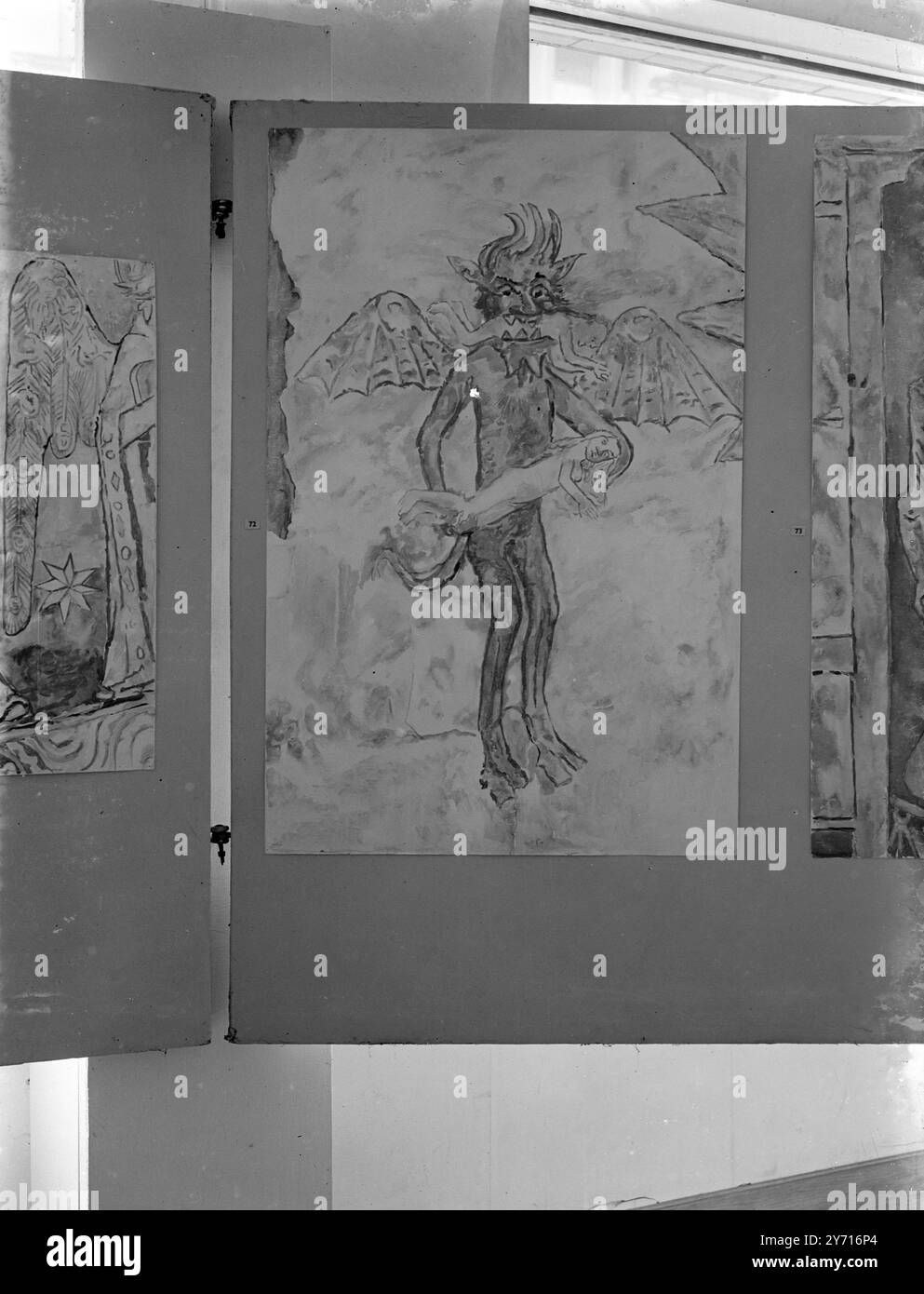 French Murals . 1 January 1946 Stock Photo - Alamy