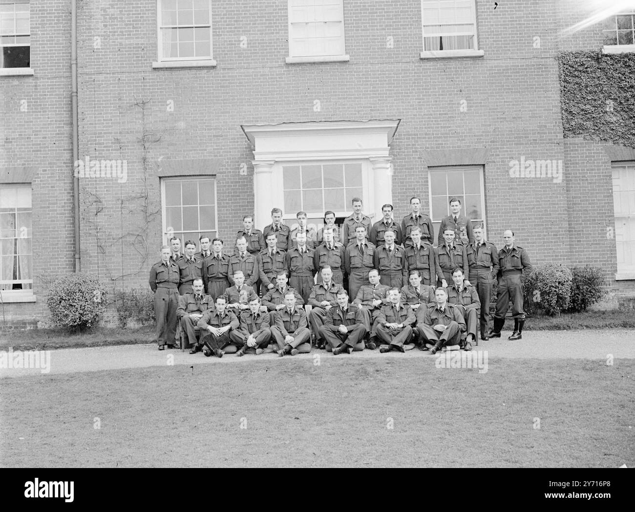 R.A.F. Personalities , Castle Camps 01/01/1943 Stock Photo - Alamy