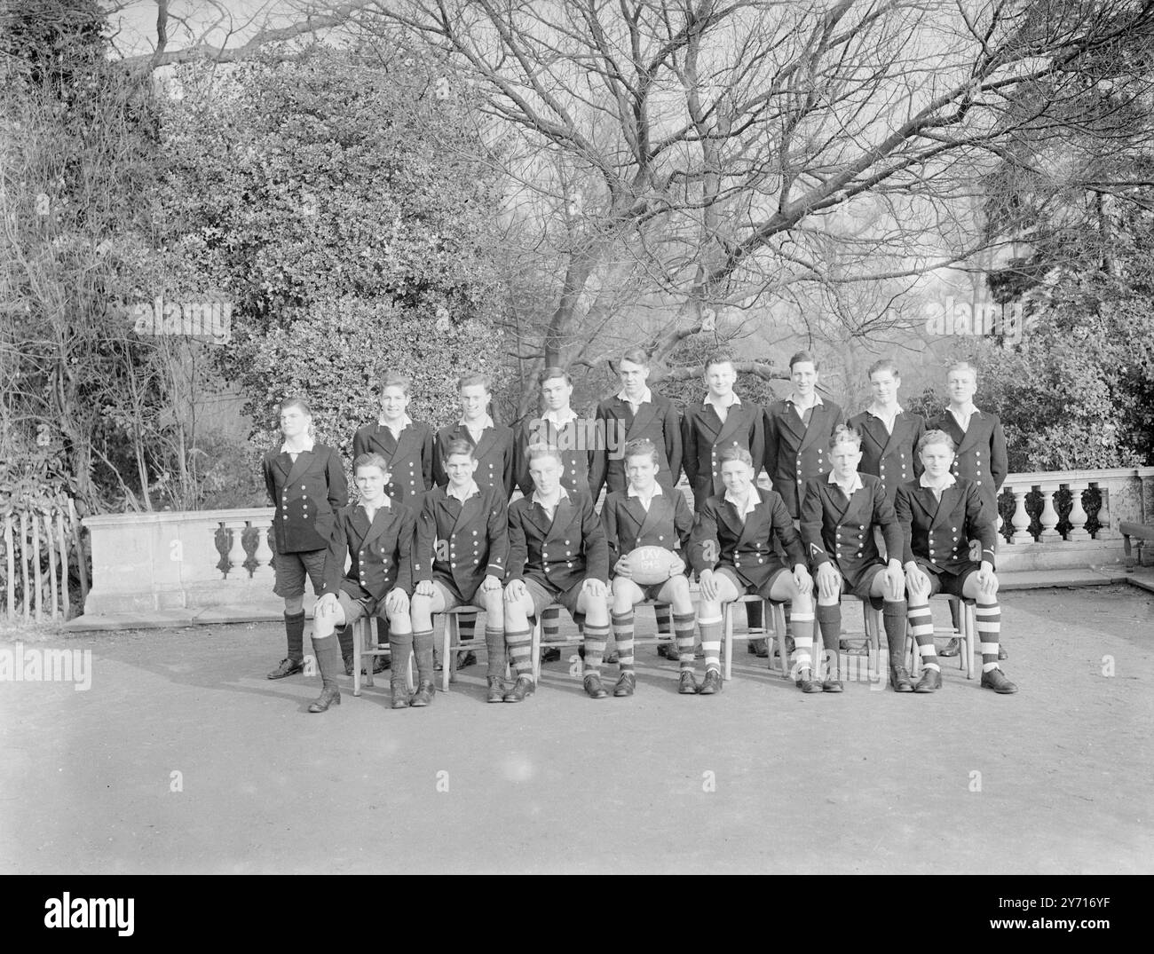 Worcester team 1945 Stock Photo - Alamy