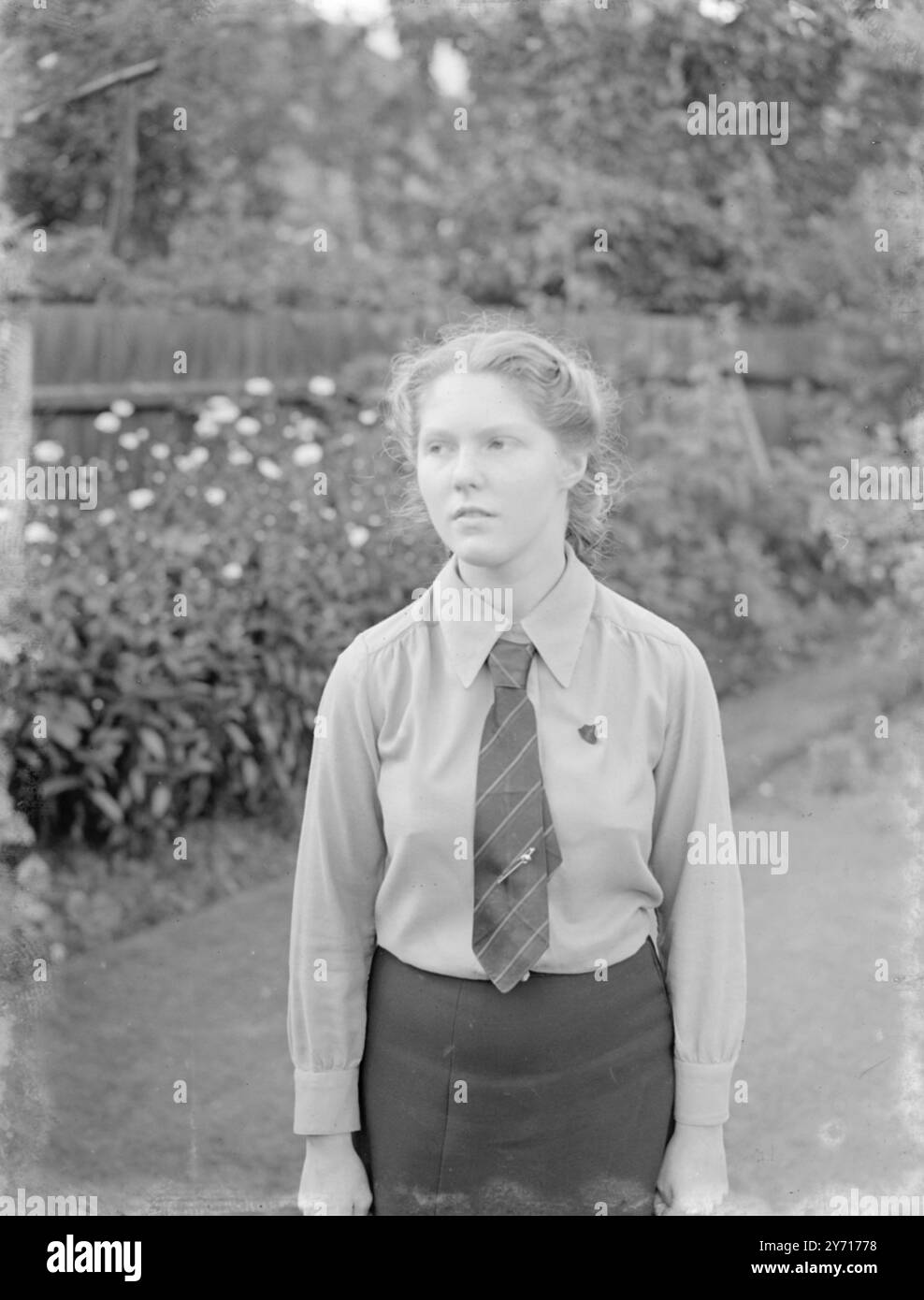School shirt white Black and White Stock Photos & Images - Alamy