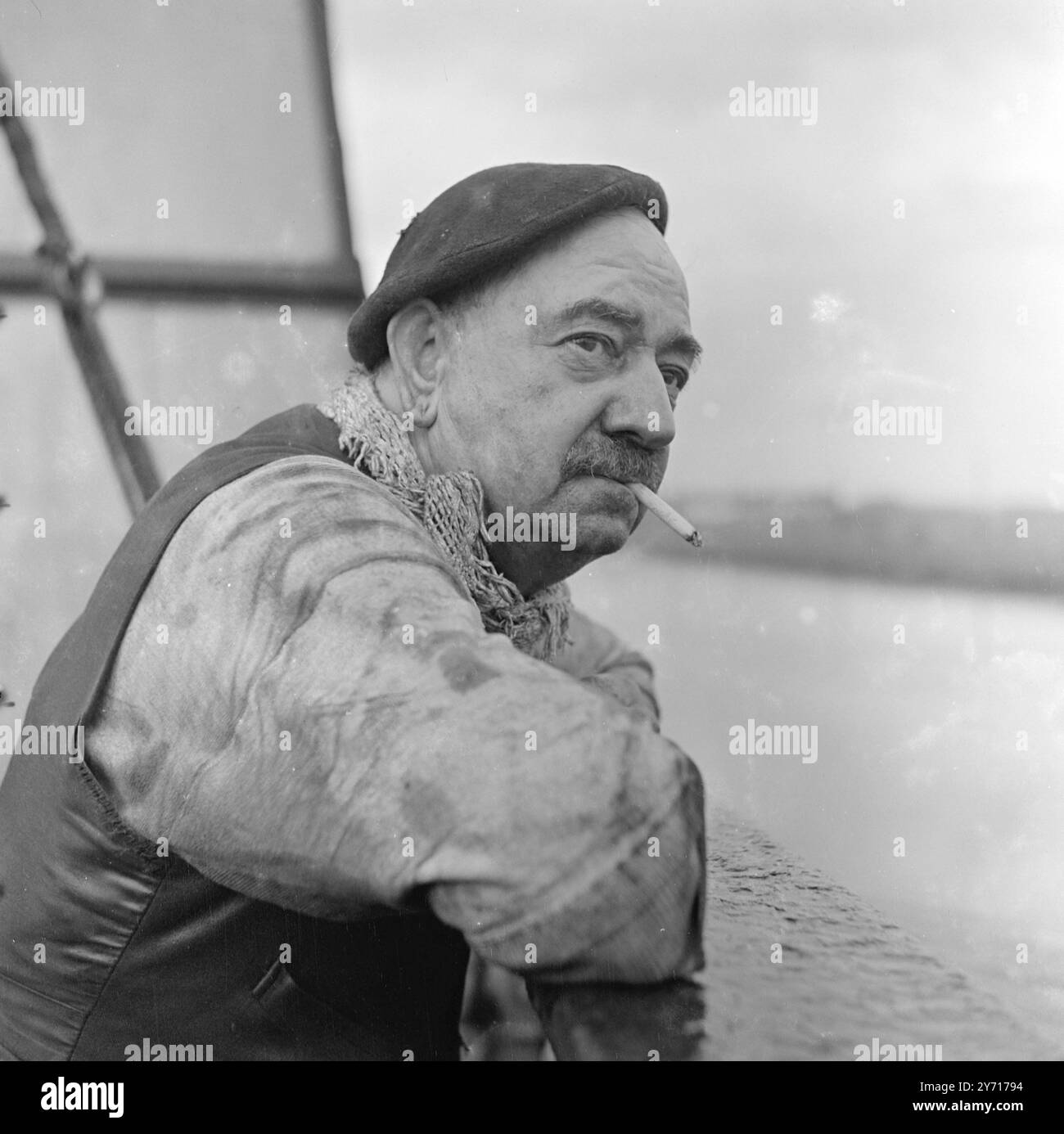 Ship stoker 1945 Stock Photo - Alamy