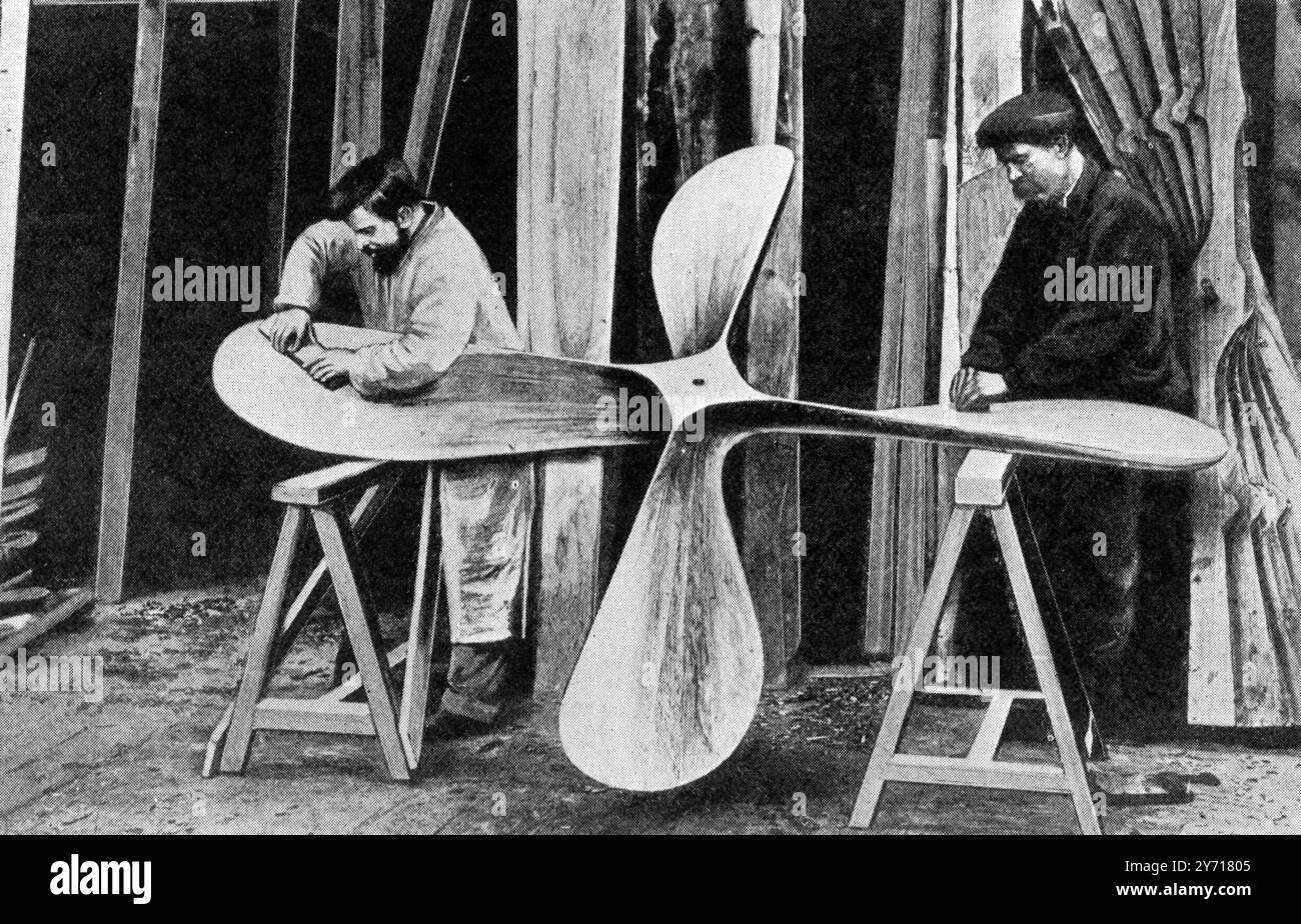 The ideal propeller of aeroplanes will be one which will move without ...