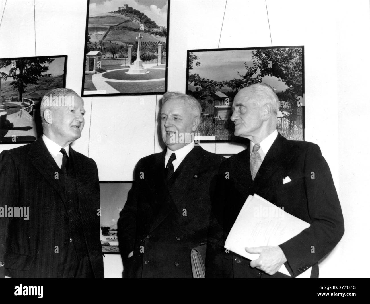 Three Admirals pictured together at a meeting of the Commonwealth ...