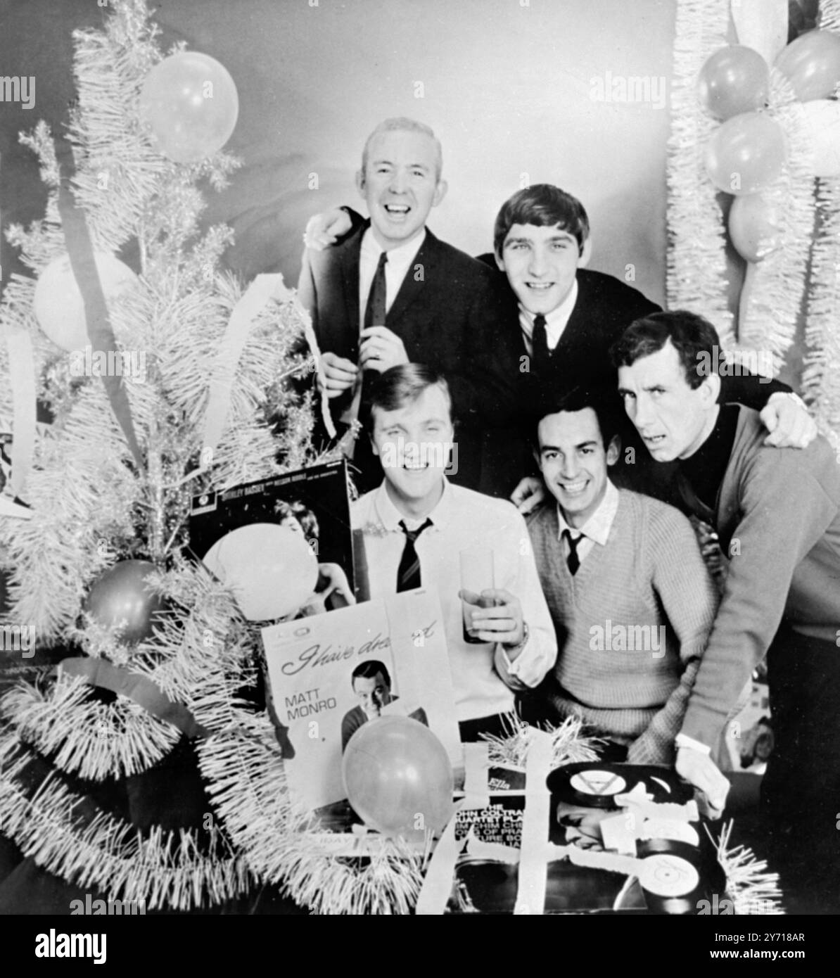 The Barron Knights at Christmas 13 december 1966 Stock Photo - Alamy