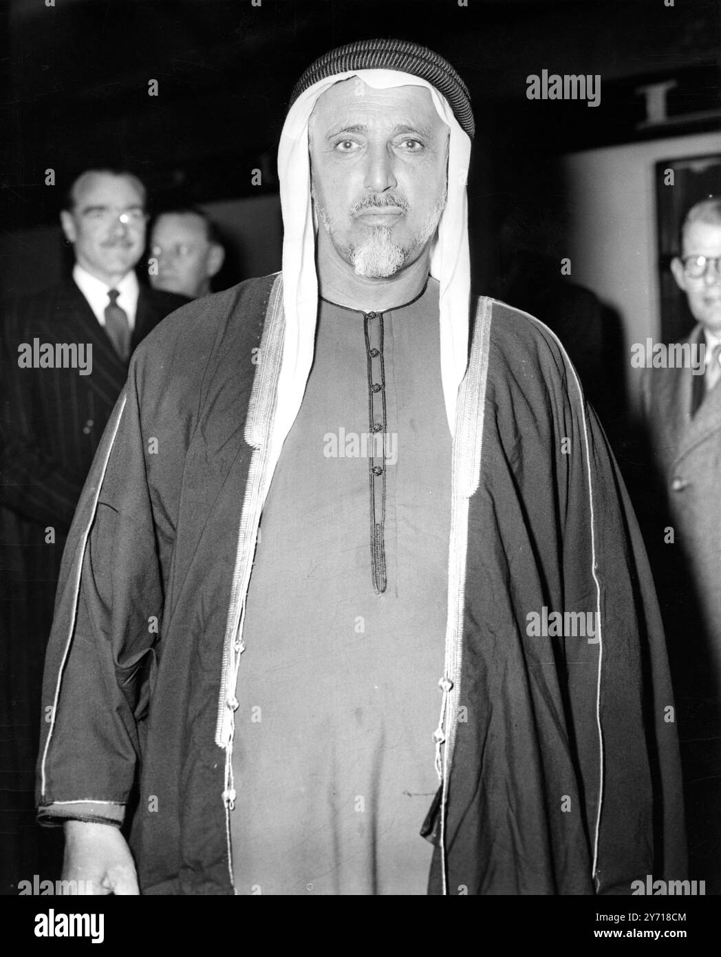 Ali bin Abdullah Al Thani , ruler of Qatar , arrives at Victoria ...