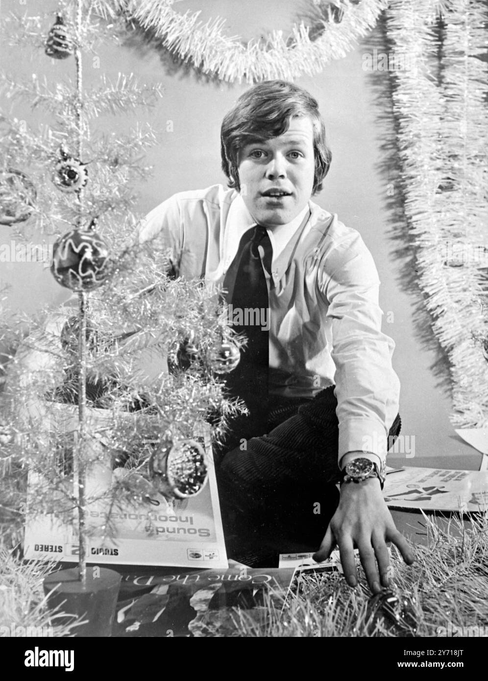 Peter Noone of Herman's Hermits amongst the Christmas decorations 13 ...