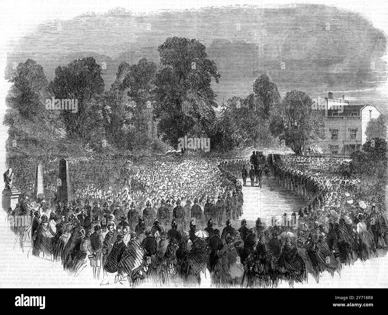 The funeral of James Braidwood , the late chief of the London Fire ...