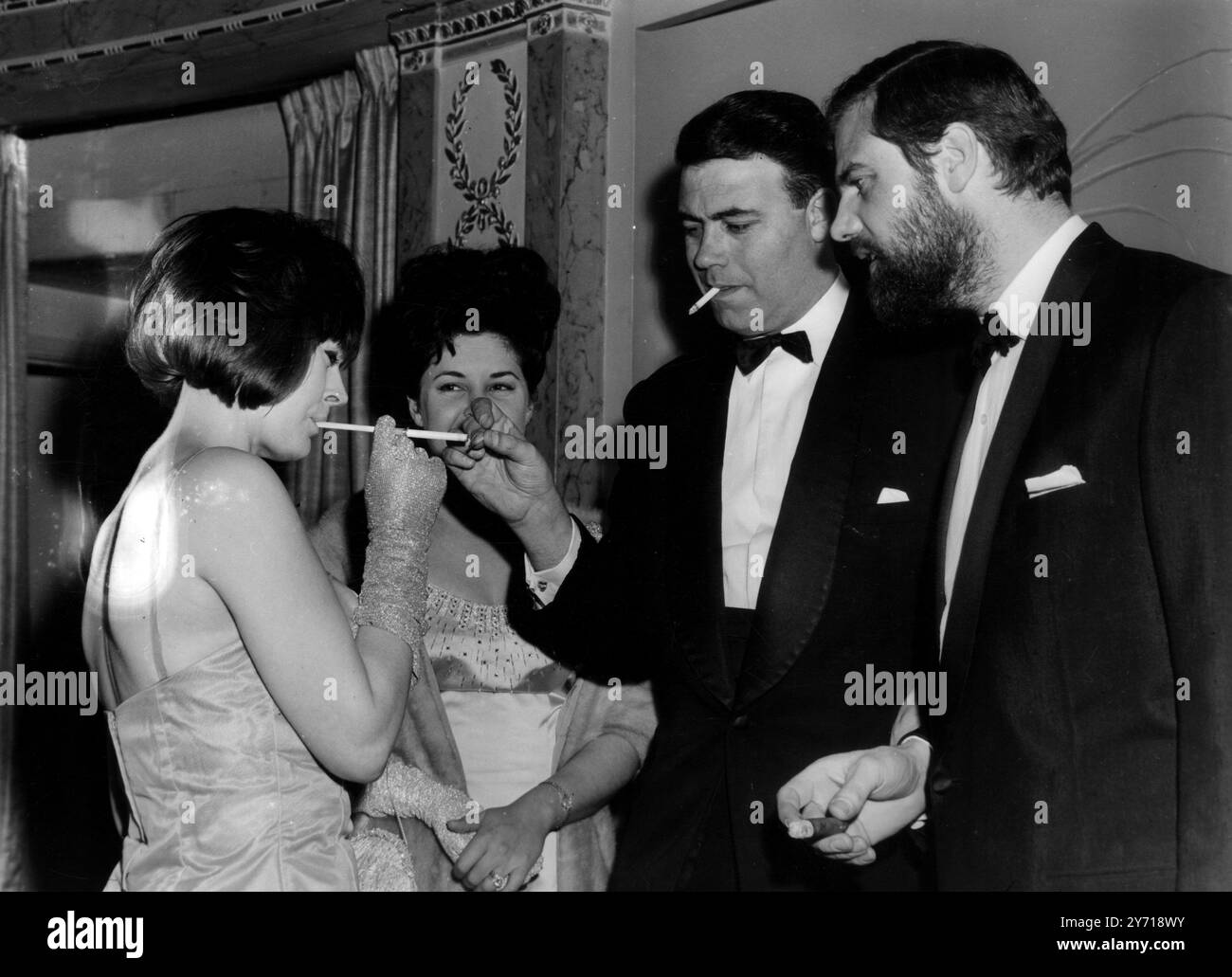 A time for celebration , and left ro right here at the Dorchester Hotel ...