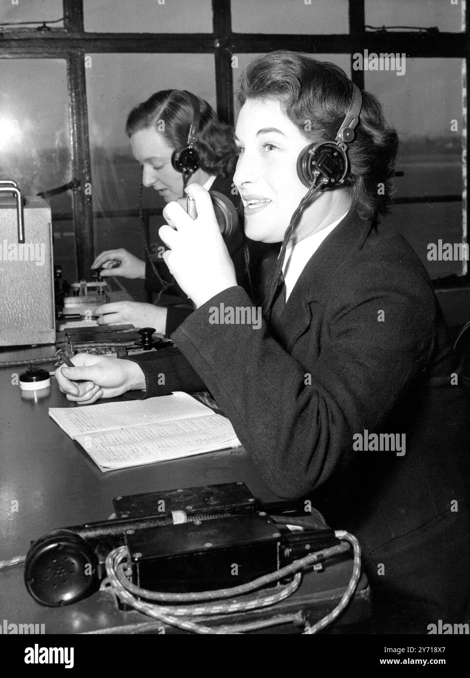 WRNS on VHF makes cryptic control. Billie Wright of Manchester - a Wren ...