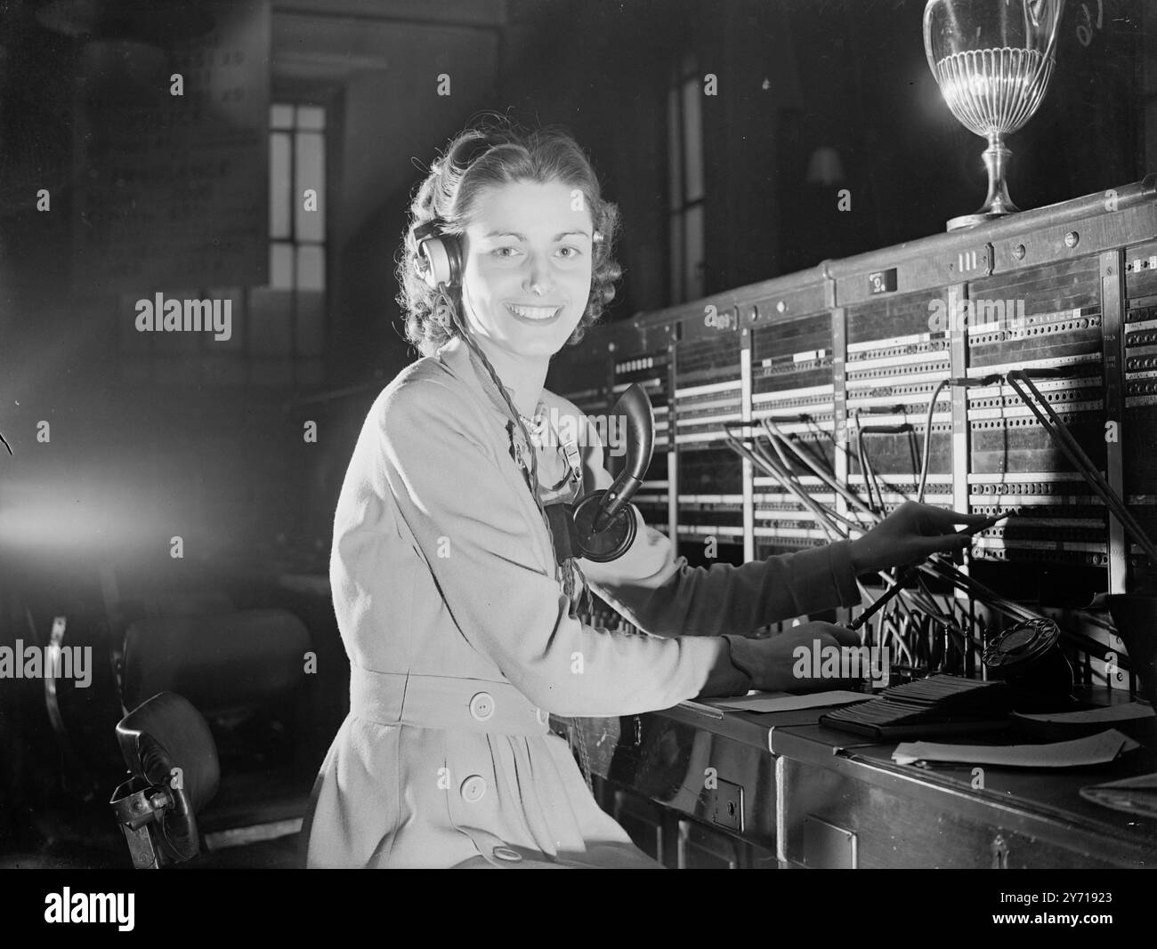 '' HELLO QUEEN '' Miss IRENE D. JOHNSON , who was judged '' Telephone ...