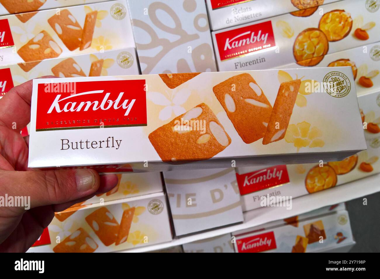 Kambly Butterfly Kekse. Die Kambly SA Specialites de Biscuits Suisses ...