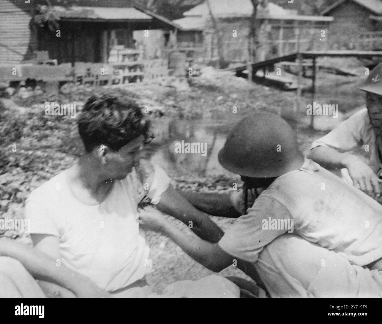 FIGHTING IN BANGKOK Received by air today this picture was smuggled out ...