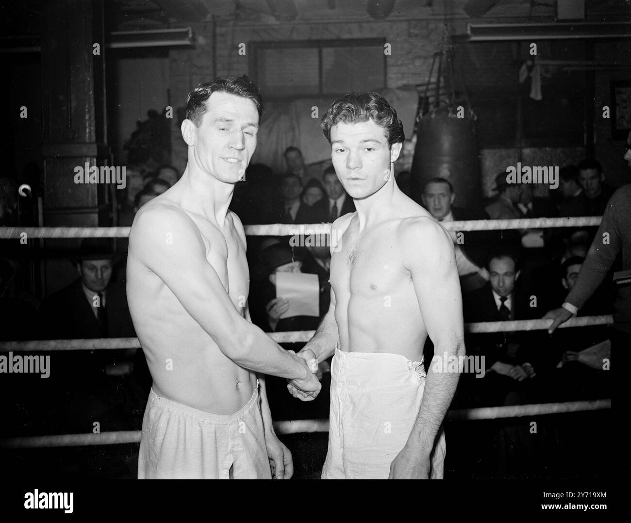 HUGHS AND McGovern WEIGH - IN HARRY HUGHES , of Motherwell , Scotland ...