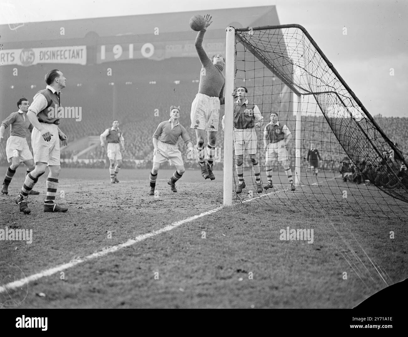 EXIT YEOVIL - GOAL KEEPER IN AGONY . Yeovil , playing away from their ...