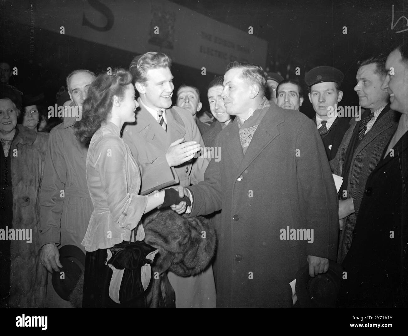 TONY PANDY COMES TO TOWN A party of Welsh miners and residents of ...