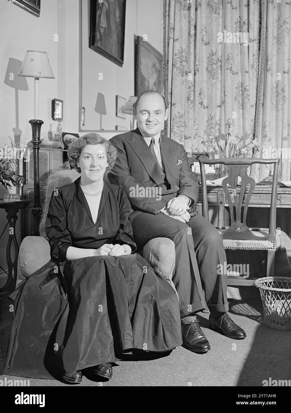 ENGAGED COUPLE The engagement of GEORGE ANTHONY GEOFFREY , only ...