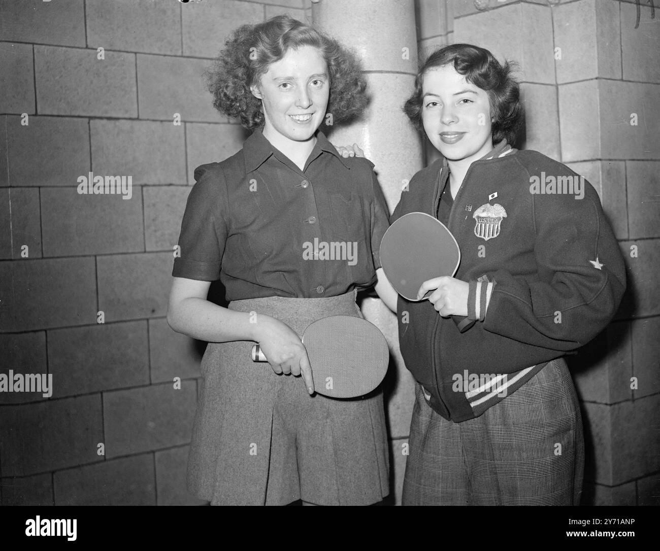 SCOTTISH - AMERICAN TABLE TENNIS FINAL HELEN ELLIOT - 22 year - old ...