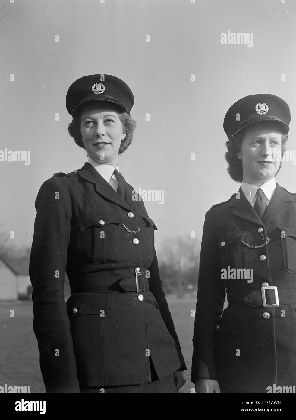WOMEN LEARNING TO KEEP PASSENGERS ON RAILS Two Policewomen and 31 ...