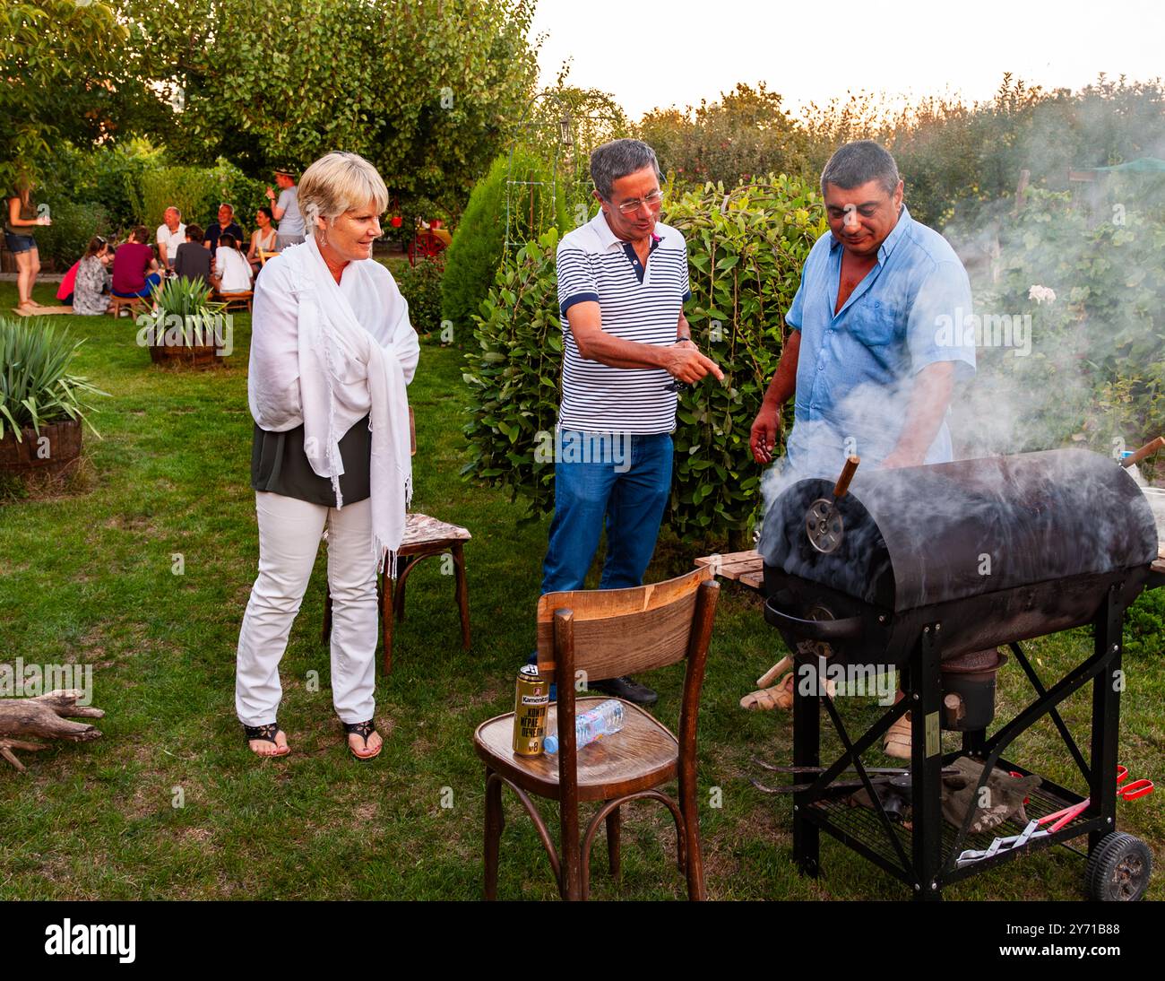 Grilling in nature hi-res stock photography and images - Alamy