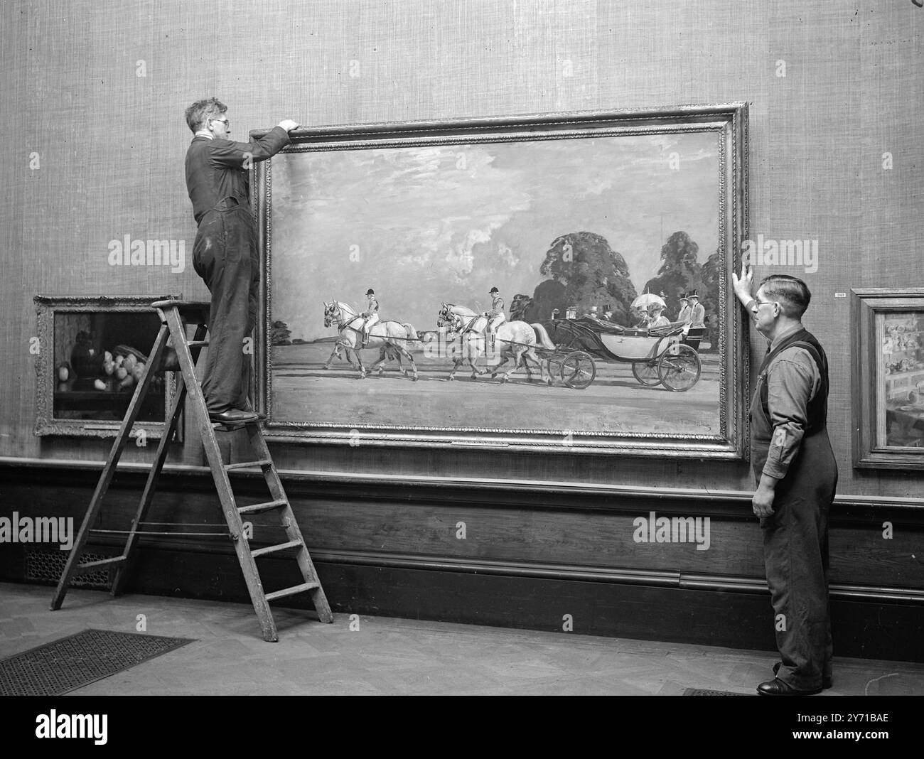 CHANTREY BEQUEST PAINTING HUNG '' Their Majesties '' Returned from ...