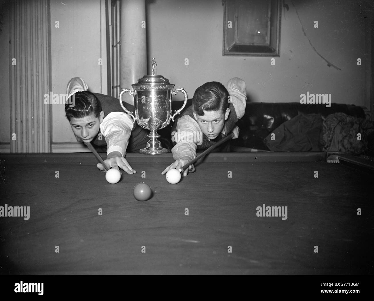 BOY'S BILLIARDS FINAL Fifteen-year-old REX WILLIAMS , of Blockheath ...
