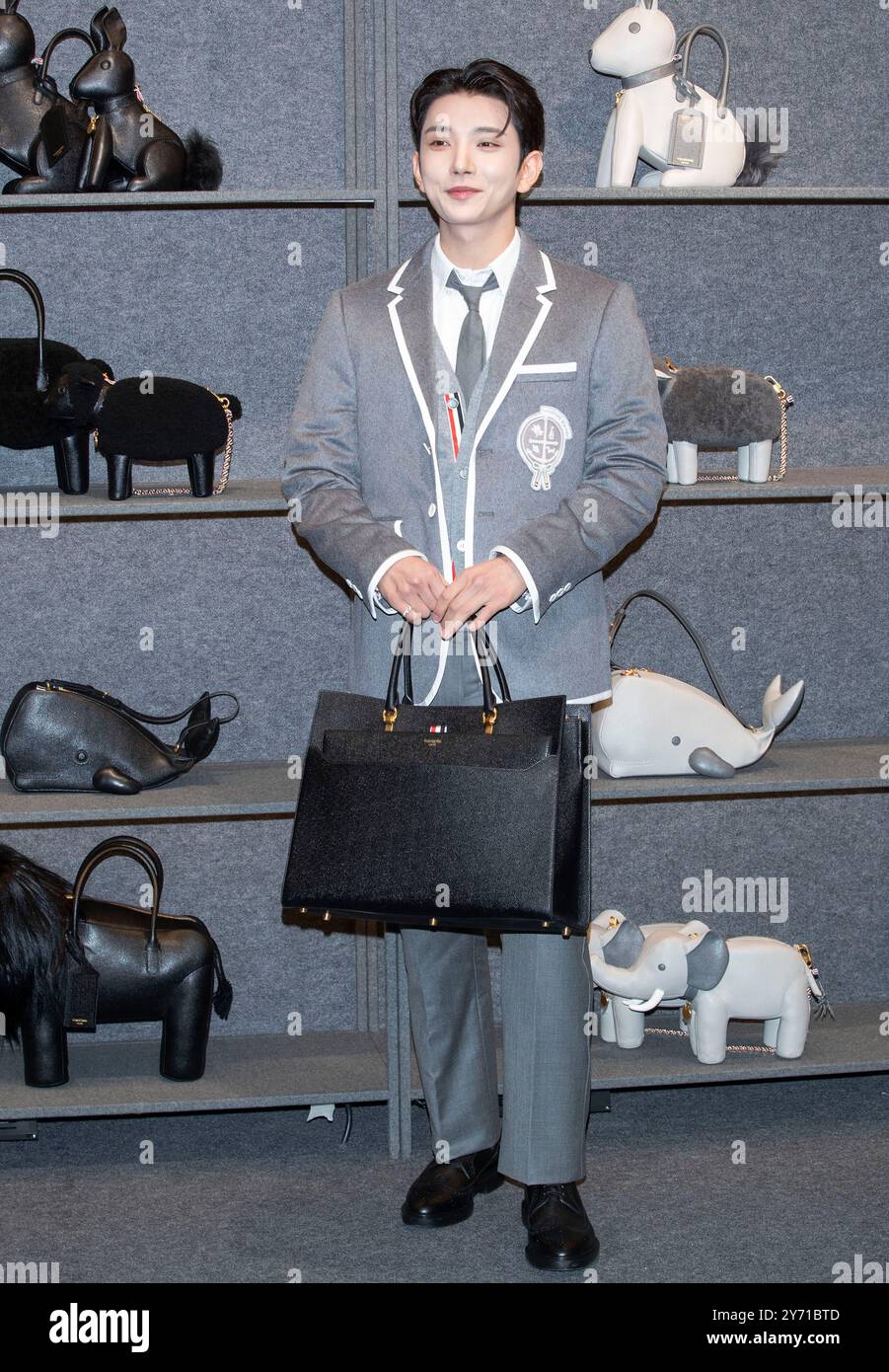 26 Sep 2024 – Seoul, South Korea: South Korean singer Joshua, member of ...