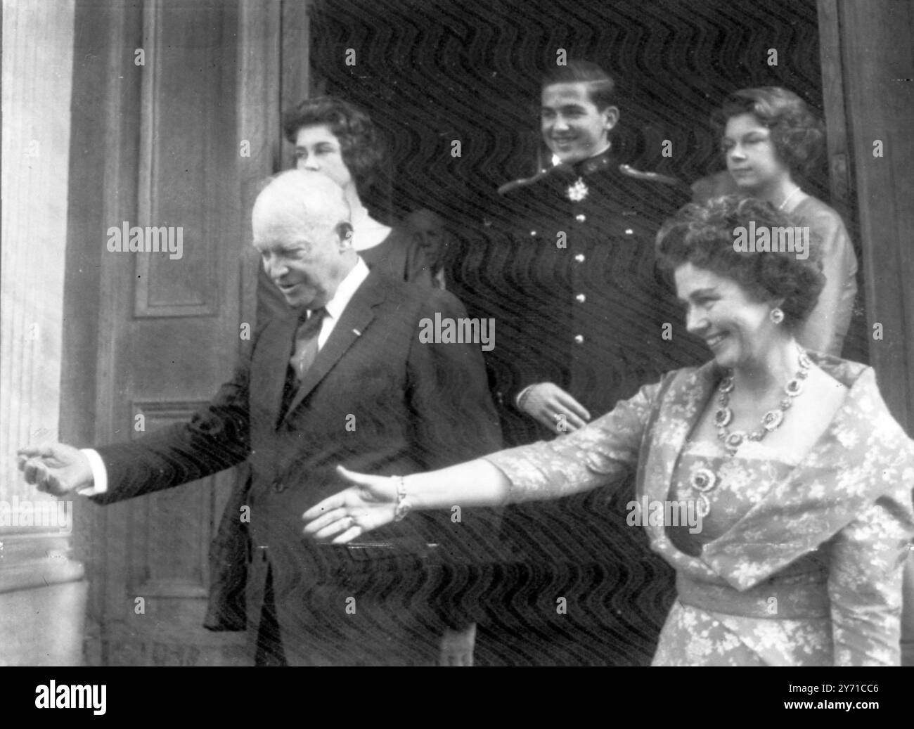 Athens , Greece : President Dwight D Eisenhower and Queen Frederika ...