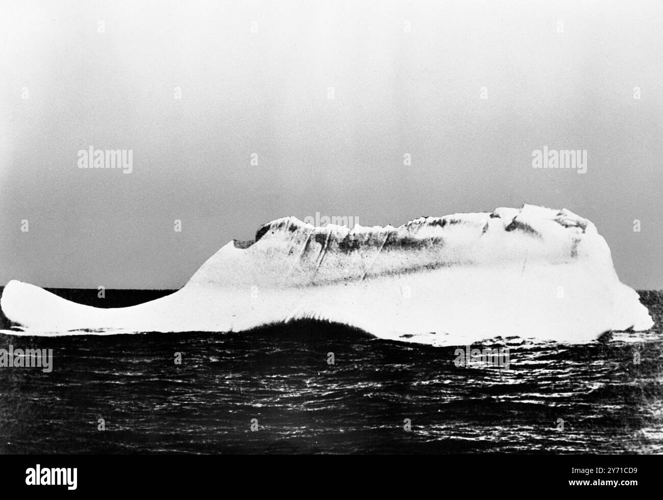 The iceberg which sank the Titanic Stock Photo - Alamy