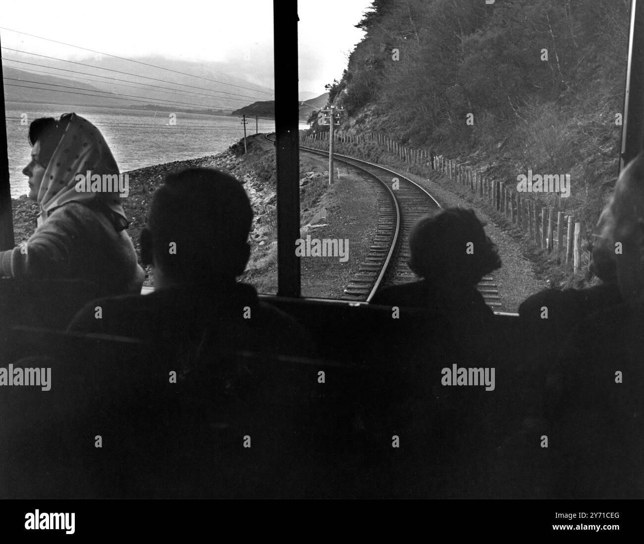 Scotland through the window of an observation car. From the comfort and ...