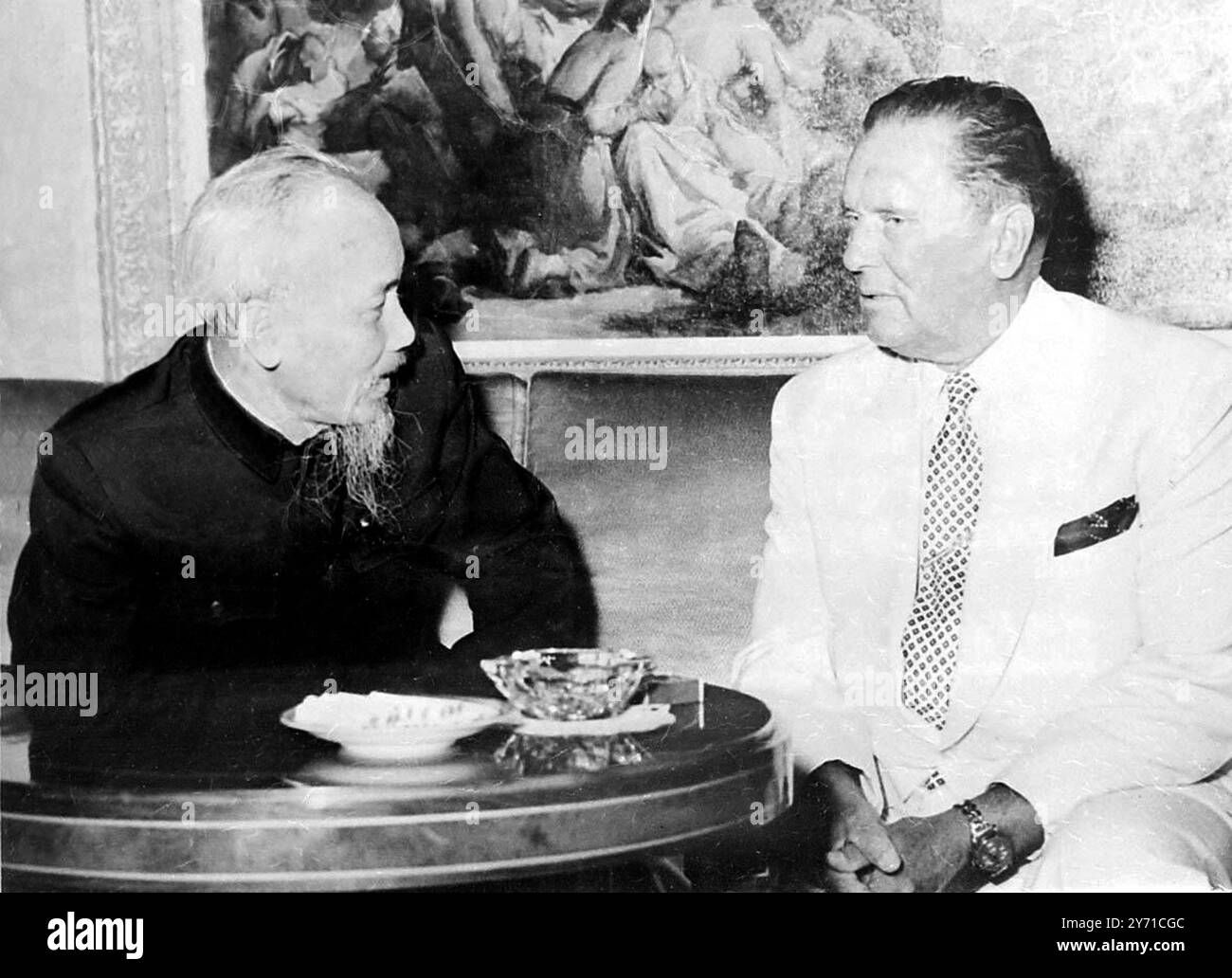 Soon after his arrival in Yugoslavia on a short visit , President of ...