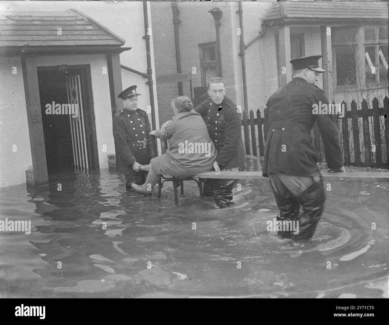 Woman rescued Black and White Stock Photos & Images - Alamy