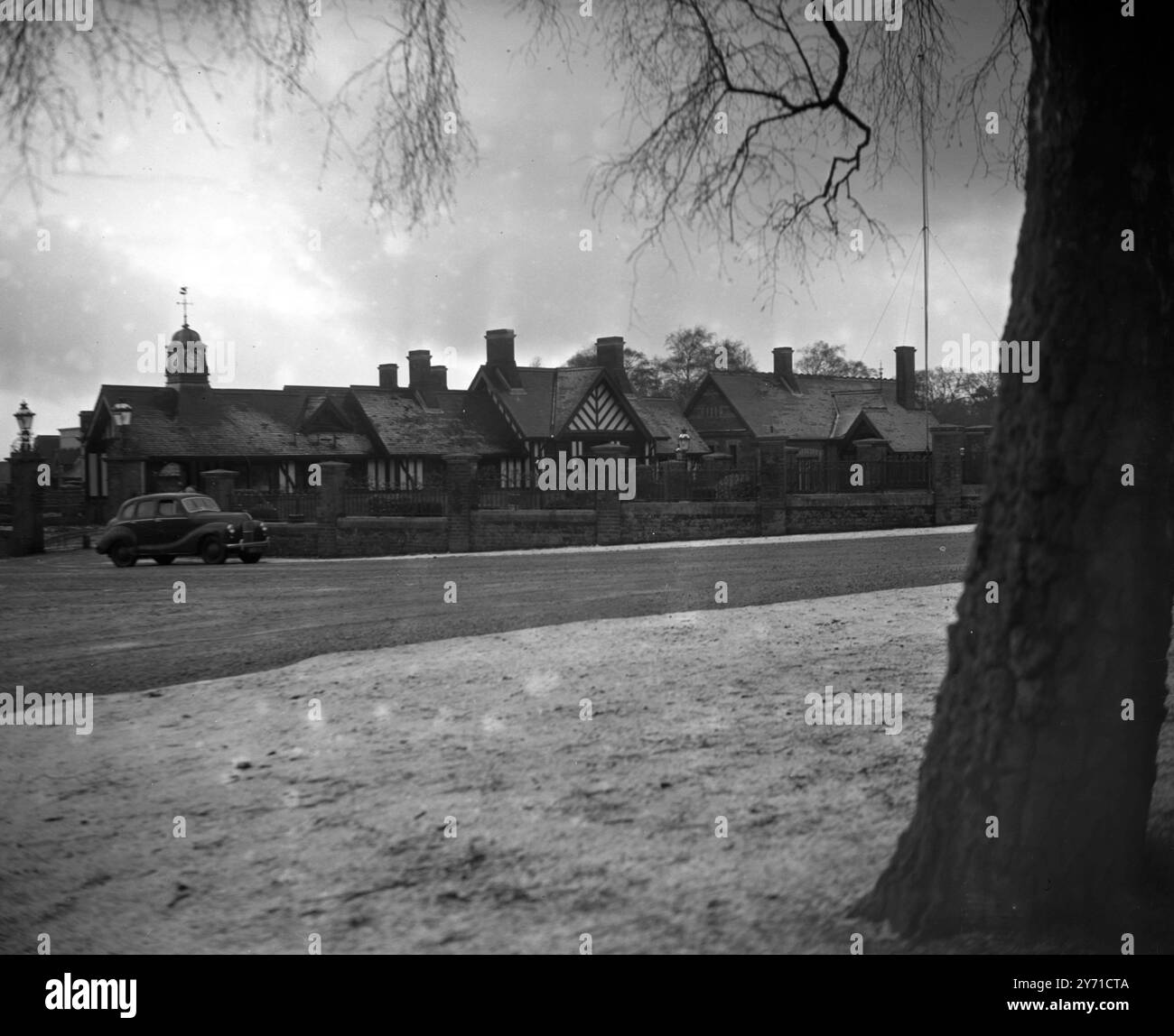 Wolferton Station, Sandringham. February 1949 Stock Photo - Alamy