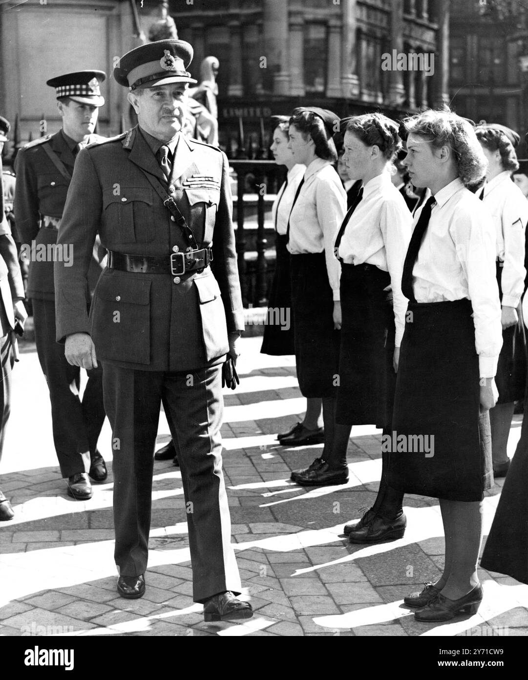 Army Chief at St. George's Day Parade. - - - - - - Field Marshal Sir ...