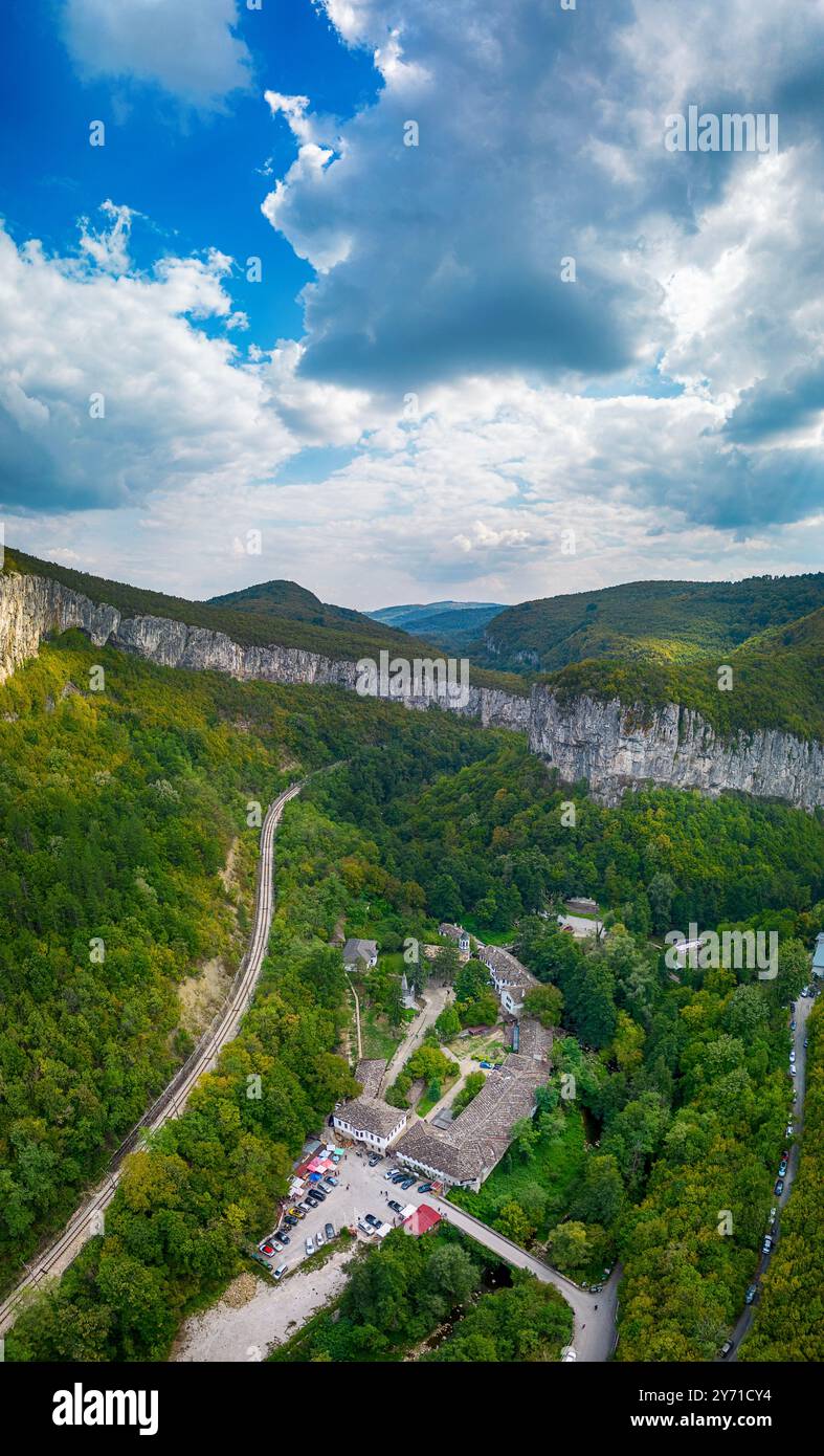 Aerial view of Dryanovo Monastery, Gabrovo, Bulgaria Stock Photo - Alamy
