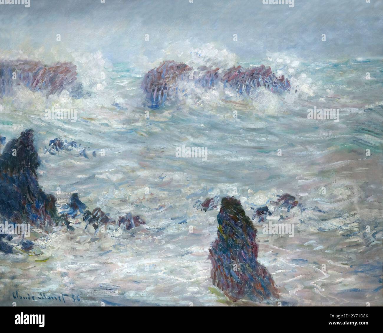 Storm, Cotes de Belle-Ile, Storm on the Cote de Belle-Ile, Storm, off ...
