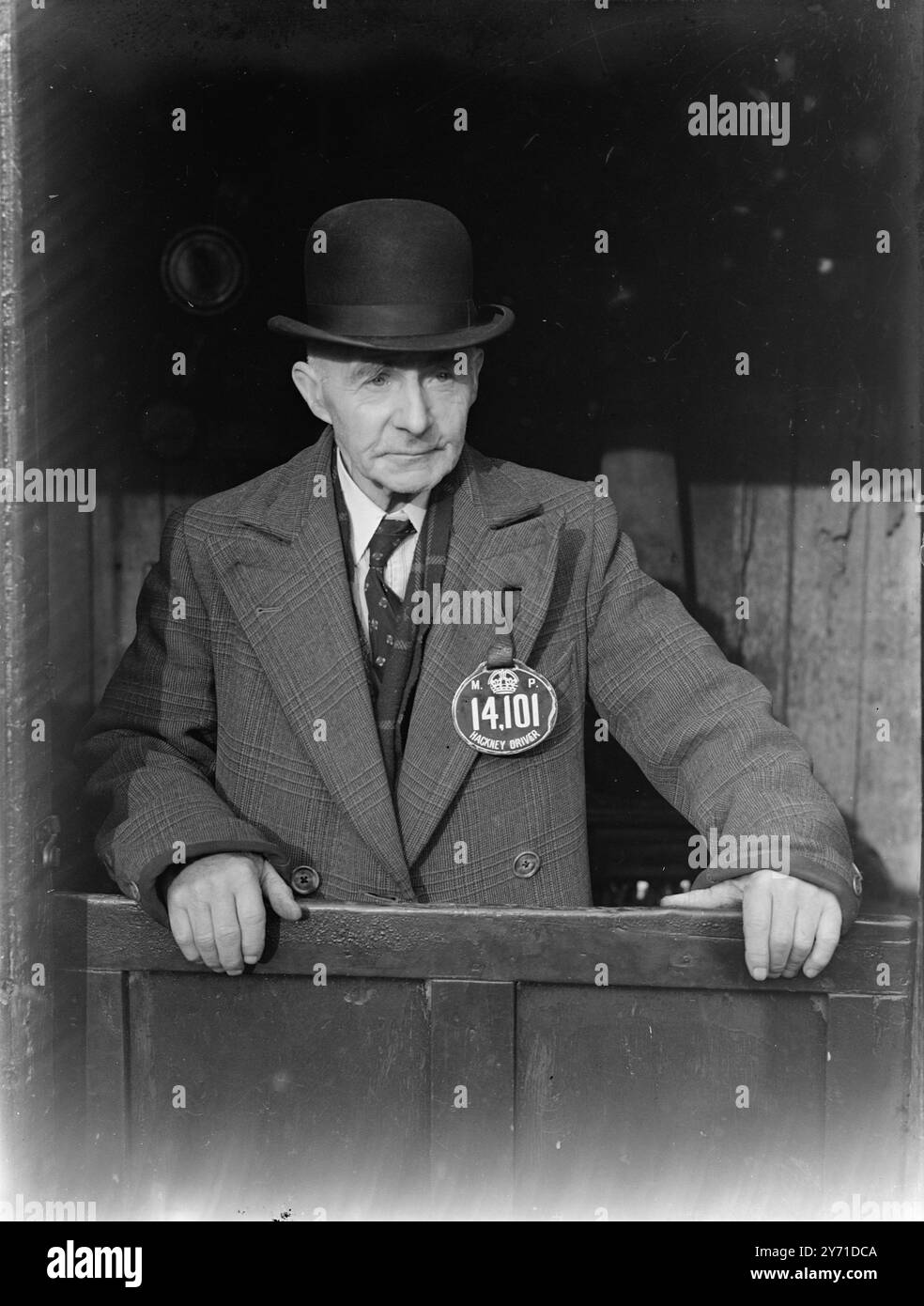 Mr A.E. DorvilleA registered taxi cab driver (14101 ) who is still ...