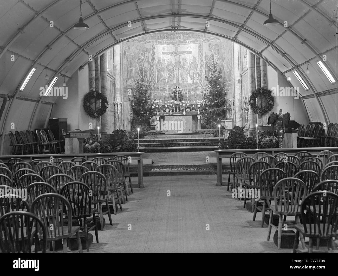 PICTURE SHOWS: The interior of The Royal Military Chapel , Wellington ...